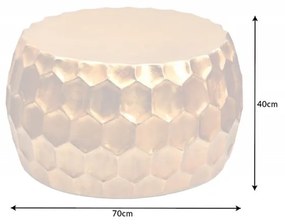 Massive home | Konferenční stolek ORGANIC ORIENT 70 CM zlatý