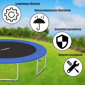 Costway Matrace na trampolínu 427 cm x 427 cm x 10 cm trampolína cvičení fitness