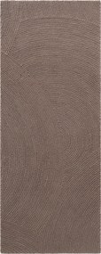 Hanse Home, Běhoun Calmio 106219 Taupe, 80x200, hnědá, ložnice