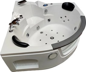 BPS-koupelny Hydromasážní vířivá vana Orino 632 135x135 s ohřevem vody