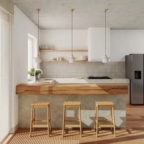 Sollux SL.1363 - Lustr na lanku MAB 1xE27/15W/230V pr. 22 cm beton/šedá