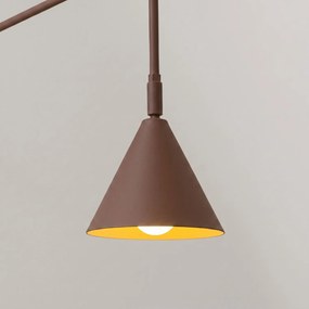 Sollux Lighting Nástěnné svítidlo NOX hnědé