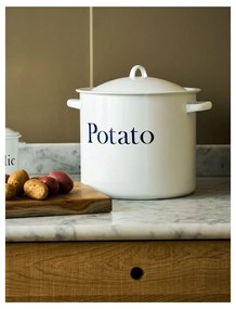Smaltovaná dóza na brambory Potato White Garden Trading