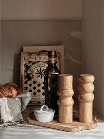 BROSTE Cukřenka s víkem NORDIC SAND 8 cm písková