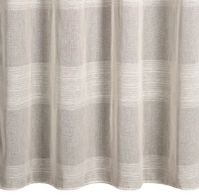 ZÁVĚS NA KROUŽCÍCH MARGARET 140X250 CM BÉŽOVÁ