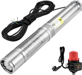 Ponorné čerpadlo do hlubokých studní, 750 W 230 V/50 Hz, 105 l/min. 62 m hlava, 20 m