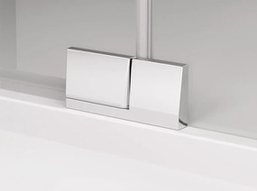 Sanswiss CADURA CA31C jednokřídlé sprchové dveře 100 cm Šířka: 1000 mm, Profil: Bílá, Sklo: Hladké čiré