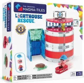 MAGNA-TILES Magnetická stavebnice Lighthouse Rescue / 26 dílů / od 3 l