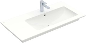 Villeroy & Boch Venticello - Umyvadlo nábytkové 100x50 cm, s přepadem, otvor pro baterii, CeramicPlus, alpská bílá 4134R1R1