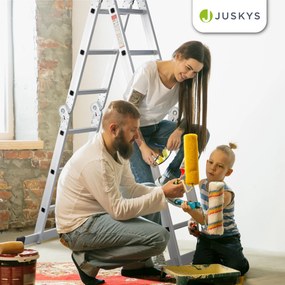Juskys Hliníkový multifunkční žebřík Velikost: 360 cm