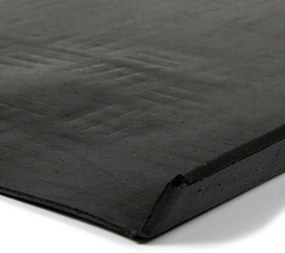 Gumová schodová rohož Criss Cross, FLOMAT - délka 25 cm, šířka 75 cm a výška 0,5 cm