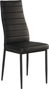 Nábytkáři ORFA H-261 C židle  kov černý / Eco černá (H261C) ( DAMAR ) (S) (K150-E)