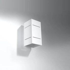 Sollux Lighting Nástěnné svítidlo BLOCCO bílé