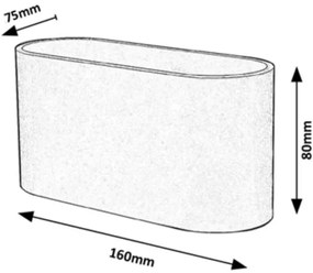 Rabalux 7023 - Nástěnné svítidlo KAUNAS 1xG9/10W/230V černá