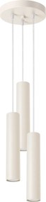 Sollux Lighting Závěsná lampa LAGOS 3P béžová