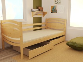 Dětská postel masiv 032 borovice masiv 90 x 200 cm přírodní