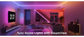 Govee - LED RGBICW Stmívatelný pásek COB 3780 diod 3m Wi-Fi Matter