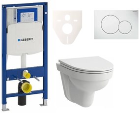 Cenově zvýhodněný závěsný WC set Geberit do lehkých stěn / předstěnová montáž+ WC Laufen Laufen Pro Nordic SIKOGES3H1