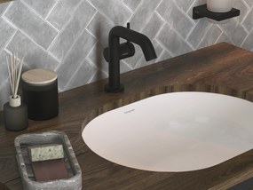 Hansgrohe Tecturis S, páková umyvadlová baterie 110 Fine CoolStart EcoSmart+ bez odtokové soupravy, černá matná, HAN-73321670