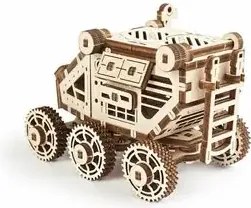 Ugears 3D dřevěné mechanické puzzle Bugina z Marsu / od 14 let / 95 dí