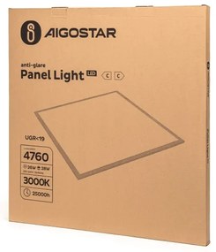 Aigostar - LED Přisazený panel LED/28W/230V 3000K 59,5x59,5 cm