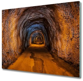 Skleněná krájecí deska Podzemní tunel 60x52 cm