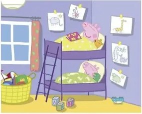 DINO Dřevěné kostky Peppa Pig Veselý den / 20 kostek / od 3 let