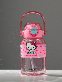 Sinsay - Láhev na pití s držadlem a brčkem Hello Kitty - vícebarevná