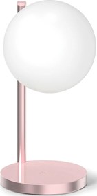 Led lampa Bubble s nabíječkou světle růžová