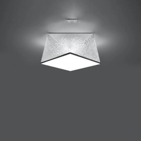 Sollux Lighting Stropní svítidlo HEXA 25 stříbrné