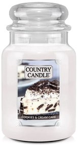Country Candle Vonná Svíčka Cookies & Cream Cake (sójový vosk), 652 g