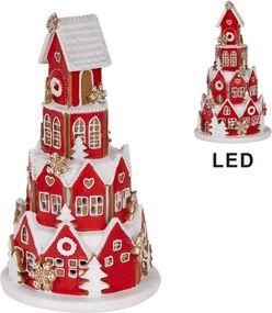 Perníková chaloupka LED - 26 cm