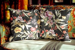 Ervi povlak na polštář Bavlněný - Květinová elegance