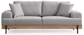 Hanah Home Třímístná pohovka ETI dub šedá 220 cm
