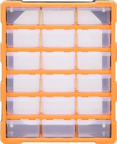 Organizér s 18 středně velkými zásuvkami 38 x 16 x 47 cm 149597
