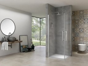 AVER DUE 95x95 Grape Sprchová zástěna otevírací čtvercová