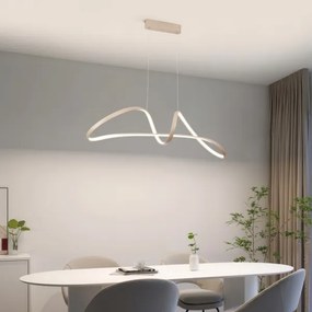 Brilagi-LED Stmívatelný lustr na lanku TWISTER LED/60W/230V 3000-6000K béžová+DO