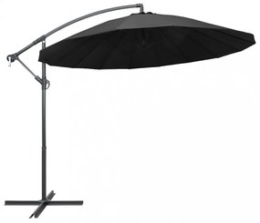 Závěsný slunečník Ø 300 cm hliníková tyč Dekorhome