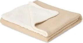 Little Dutch Deka pletená/fleece 70x100 Pure Soft Beige
