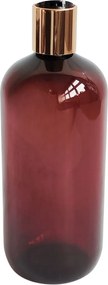 Dávkovač na mýdlo 500 ml hnědý s černo-zlatým DISC TOP BELA