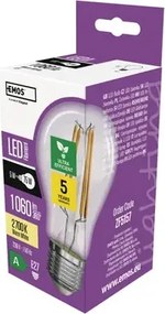 GP MET LED žárovka A60 E27 5W teplá bílá / LED žárovka / 1060 lm / 270