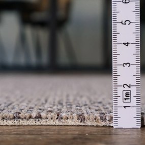 Timzo, Metrážový koberec Rubin 2114 sand, na míru, šíře 4m, béžová, ab (mřížka), chodba / předsíň
