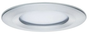 Paulmann 93462 LED Coin Nova round, set kulatých bodovek v úpravě kartáčovaný hliník, 3x6,5W LED 2700K, prům.7,8cm, IP44