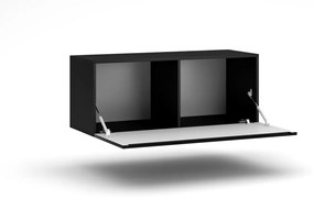 Závěsný TV stolek Vivo 100 cm černý