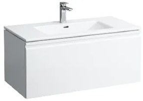 Laufen Pro S - Skříňka s umyvadlem, 1000x500 mm, 1 zásuvka, matná bílá H8609654631041