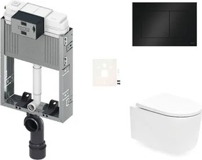 Závěsný wc set k zazdění SAT SIKOTZTOR72BL
