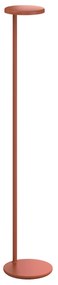 Flos 09.8222.DX Oblique, profesionální rezavě-oranžová čtecí stojací lampa, 8W LED 4000K, 107,4cm