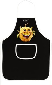 Kuchyňská zástěra Corny EMI, černá