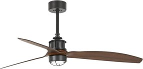 FARO JUST FAN 33395 50,4“ černá/tmavé dřevo Reverzní stropní ventilátor