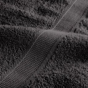 Prémiové saunové osušky SOLUND 4 ks antracitové 80x200 cm 600 g/m² 137169